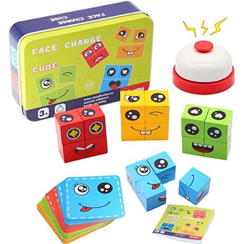 Jual Mainan Edukasi Face Change Rubik Cube Kubus Wajah Susun Ekspresi ...
