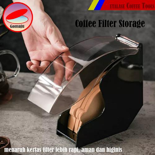 Promo Coffee Filter Holder Filter Paper Storage Tempat Kertas Saringan ...