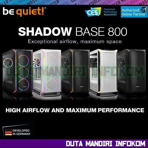 Promo be quiet! SHADOW BASE 800 DX FX - Mesh High Airflow Tempered ...