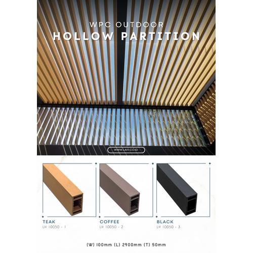 Jual WPC Outdoor Hollow Partisi 5x10 cm untuk Sekat Ruangan / Plafond ...