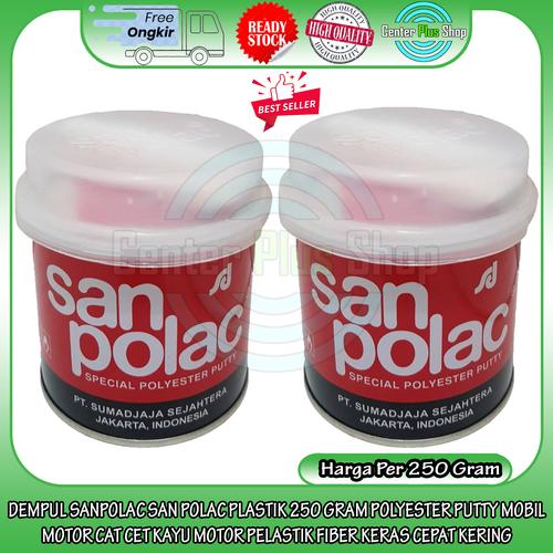 Jual SANPOLAC SAN POLAC 250GRAM GRAM ¼ PER BOTOL DEMPUL JABUNG DAMAR ...