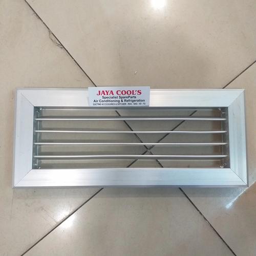 Jual grill ac 10cm x 20 cm ukuran dalam alumunium grill ac ducting ...