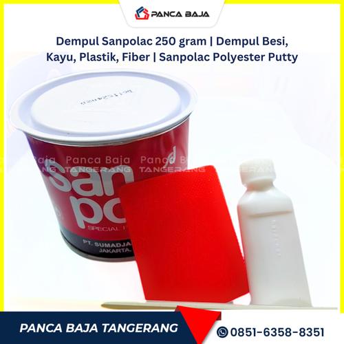 Jual Dempul Sanpolac 250 gram | Dempul Besi, Kayu, Plastik,Fiber ...