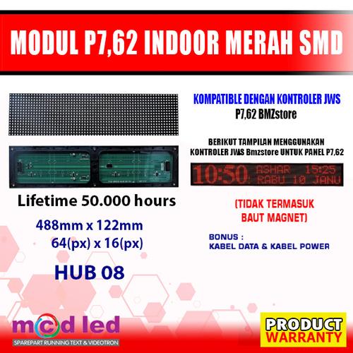 Jual MODUL LED PANEL RUNNING TEXT INDOOR P7,62 MERAH SMD - Jakarta ...