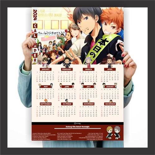 Jual Kalender Anime 2024 - Poster Anime Kalender 2024 - Genshin Impact ...