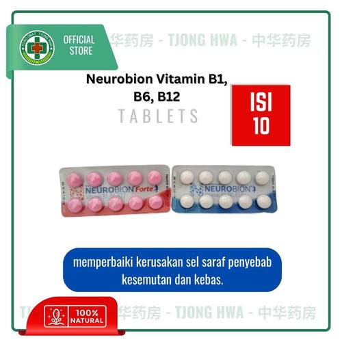Jual Neurobion Vitamin B1, B6, B12 - Untuk meredakan kesemutan, kebas ...