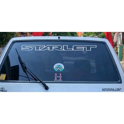 Jual Stiker STARLET kaca Starlet Kotak /KAPSUL - Kota Bandung - sticker ...