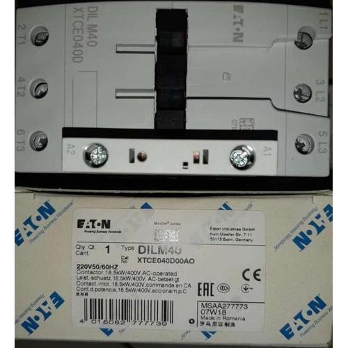 Jual Eaton Moeller Dilm40 Contactor 18,5Kw Coil 220V - Jakarta Utara ...