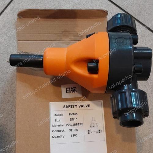 Jual safety valve pvc 1" inch union socket back pressure safety DN 25 ...