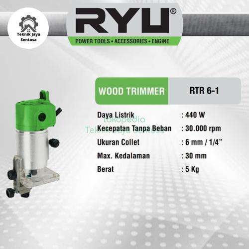 Jual Ryu Mesin Router Kayu RTR 6-1 Mesin Trimmer RTR6-1 Profil Kayu ...