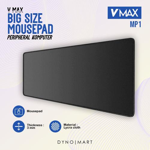 Jual V-MAX Mouse Pad Deskmat Jumbo XL Desk Mat Besar Gaming Polos Hitam ...