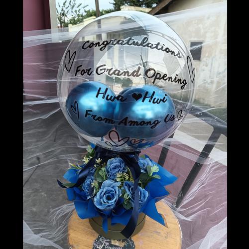 Jual BL01 buket balon medan wisuda ulang tahun grand opening kantor ...