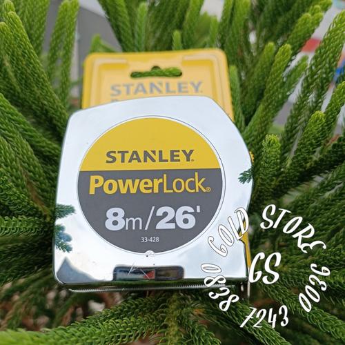 Jual Stanley Meteran 8 meter 5 meter 3 meter Stanley powerLock stainles ...