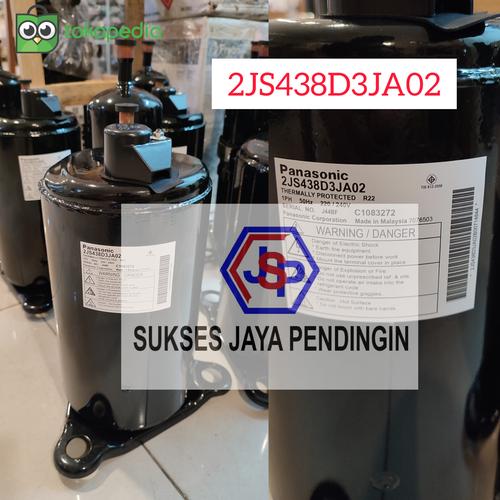 Jual Compressor Panasonic 2JS438D3JA02 R22 / Kompresor 2JS438D3JA02 ...