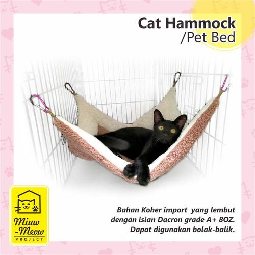 Jual Tempat Tidur Kucing / CAT HAMMOCK / PET BED / CAT BED [SKU: HM-01 ...