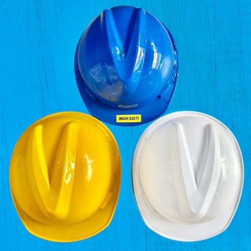 Jual HELM PROYEK MURAH WARNA KUNING BIRU PUTIH - HELM KERJA - Putih ...