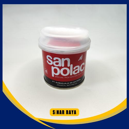 Jual Dempul Sanpolac 250 gram / Dempul Besi / Dempul Mobil / Dempul ...