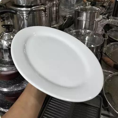 Jual MIDAS GM Oval Rim Plate 12" Piring Saji Sayur Oval Keramik 30cm 30 ...