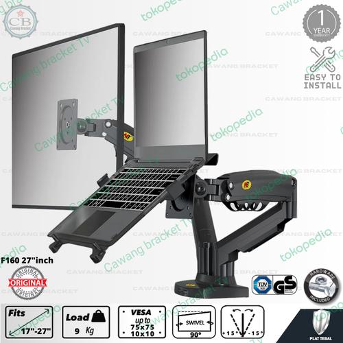 Jual Bracket Monitor NORTH BAYOU NB Plus Tray Laptop/Alas Laptop ...