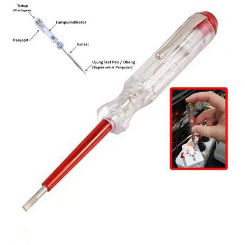 Jual OBENG TESPEN TEST PEN LISTRIK MERAH LAMPU TESTPEN - Kab. Bogor ...