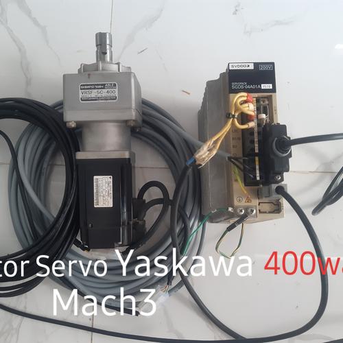 Jual Driver servo yaskawa 400 watt set motor Servo Yaskawa 400watt ...