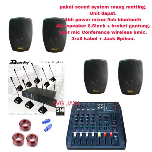 Jual paket sound system ruang metting mic Conference / speaker / mixer ...