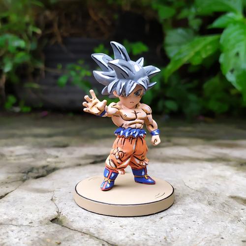 Jual Dragon Ball Figure Mini Goku Ultra Instinct anime ver. custom ...
