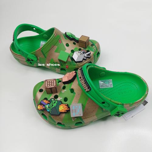 Jual CROCS MINECRAFT KIDS/SANDAL CROCS ANAK/SANDAL CROCS MINECRAFT ...