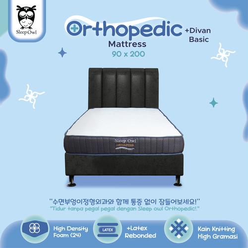 Promo SLEEP OWL ORTHOPEDIC Kasur Busa Rebonded Latex 90 x 200 Full Set - Matras Only, 90 Cicil 0 ...