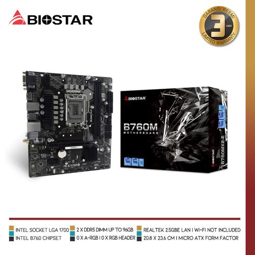 Promo BIOSTAR B760MX2-E | Motherboard Intel B760 LGA 1700 DDR5 Micro ATX Cicil 0% 3x - Jakarta ...