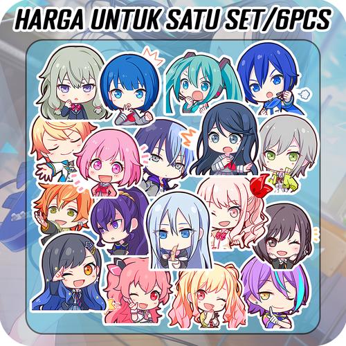 Jual Stiker Glossy Set Project Sekai, Sticker Anime Untuk HP, Laptop ...