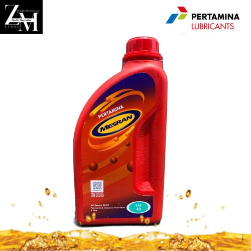 Jual OLI MESRAN SAE 40 1 LITER ORIGINAL PERTAMINA - Kab. Bekasi ...