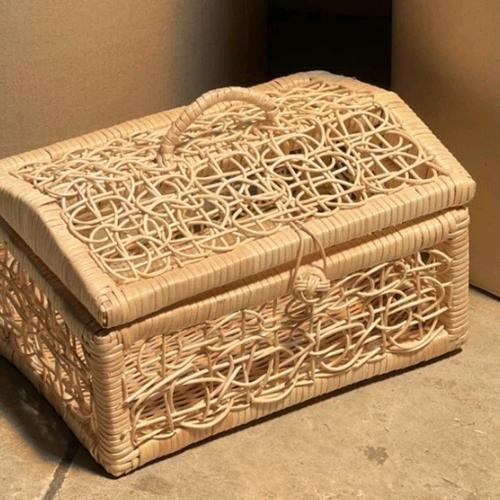 Jual Large Rattan Box Rattan Storange Kotak Rotan Unik Hampres Rotan ...