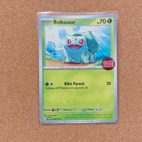 Jual Pokemon Choki Choki Bulbasaur 056/SV-P promo Indonesia tcg - Kota Tangerang Selatan ...