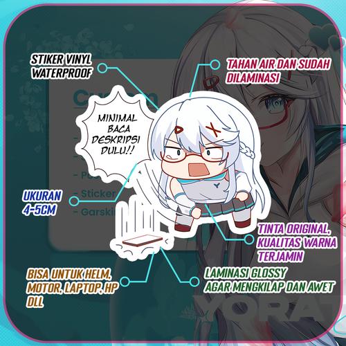 Jual Stiker Glossy Custom Meme, Gambar Bebas, Anime Untuk Di HP Laptop ...