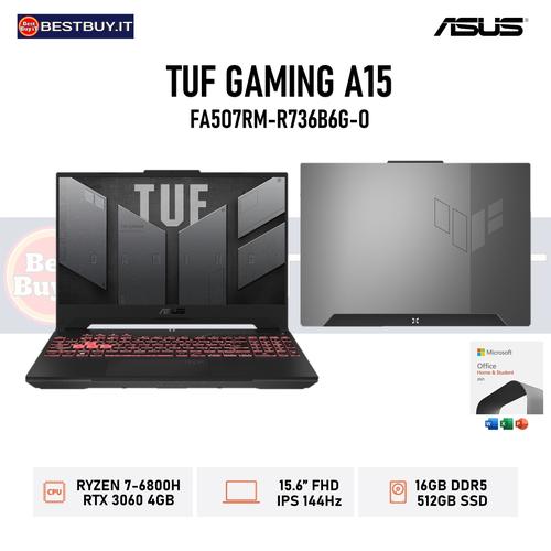 Promo ASUS TUF GAMING A15 FA507RM RYZEN 7 6800H 16GB 512GB RTX3060 W11 ...