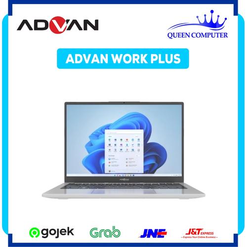 Jual Laptop Advan Work PLus Ryzen 5 6600H 16GB 512GB Windows 11 Silver ...