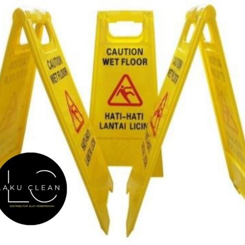 Jual wet floor sign / penanda lantai basah - Jakarta Barat - laku clean ...