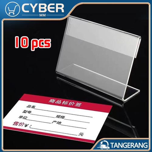 Jual 10 Buah Papan Nama Meja Kantor 9*6 cm Price Tag Akrilik Nama Meja ...