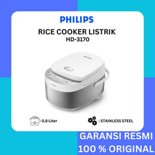 Jual PHILIPS : RICE COOKER MINI DIGITAL PHILIPS HD-3170 / 0,85L ...