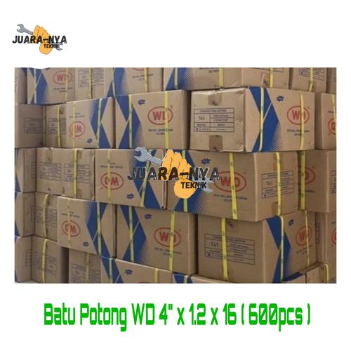 Jual WD Batu Potong 4" - Cutting WD 4 inch 1 Karton 600pcs - Cutting ...