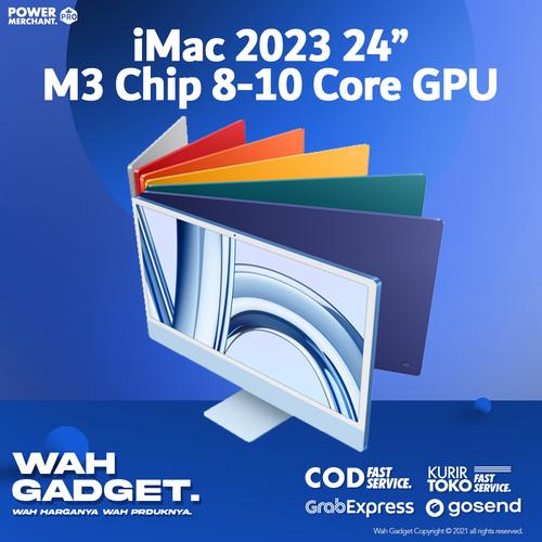 Jual Apple iMac M3 2023 24-INCH 4.5K RETINA 8-CORE CPU 10-CORE - 8-CORE ...