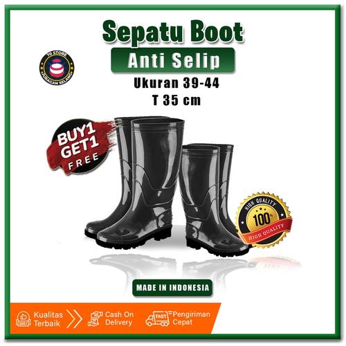 Jual SEPATU BOOT KARET HITAM SEPATU PROYEK SEPATU BERKEBUN - Kab ...