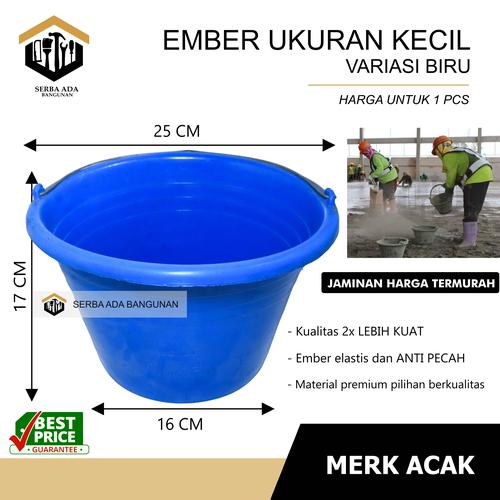 Jual Ember Plastik WARNA KECIL BIRU TUA BIRU MUDA BIRU TOSCA Ember Cor ...