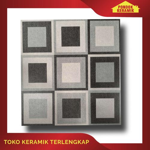 Promo Granit Lantai MGM Motif Kotak Persegi 60x60 SS 020 Deco - II ...