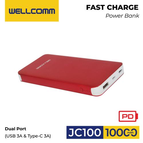 Jual Power Bank Wellcomm Fast Charge Power Delivery PD Jc100 Alloy ...
