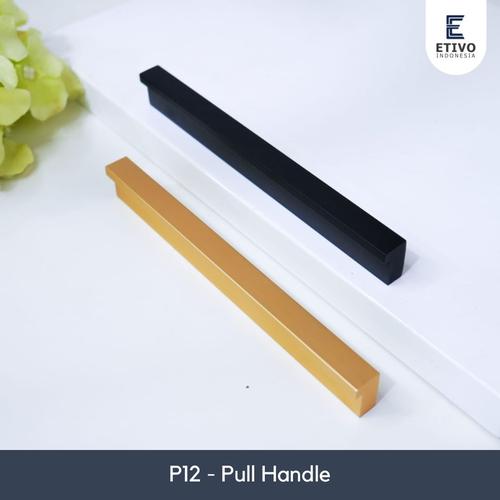 Jual P12 Pull Handle Long | Tarikan Laci Gold Modern Panjang - Black ...