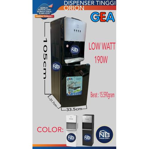 Jual Dispenser Galon bawah Gea ORION KOMPRESOR Khusus Bogor - Kota ...
