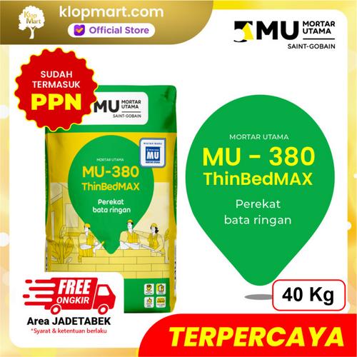 Jual Mortar Utama MU-380 ThinBedMAX Perekat Bata Ringan 40kg - Kantor ...