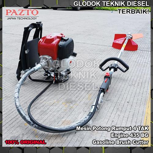 Jual Pazto Mesin Potong Rumput Gendong 4 Tak Stroke Brush Cutter BG 435 ...